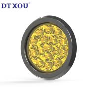 China Red/Yellow/White/Green/Blue 4inch Round Pigtail Kit LED Tail Lights for Trucks for sale
