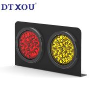 China DC12V 24V round LED brake tail lights for truck trailer for sale