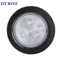 China DC12V 24V 2.5 inch round led truck rear stop lamp  for truck trailer for sale