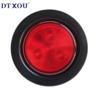 China DC12V 24V 2.5 inch round led truck rear stop lamp  for truck trailer for sale