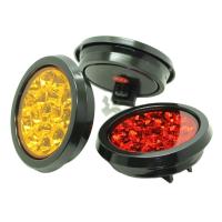 China 4 inch Round LED Tail Light Grommet mount pigtail rear light for trailer truck for sale