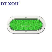 China Wattage 3 w 6 inch 10LED Oval Red Amber Yellow Truck LED Tail Light Trailer Signal Lamp for sale