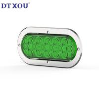 China IP67 Waterproof 6 inch Red OvalStop Brake Lights LED Trailer Tail Light Kit for Trucks Trailer for sale