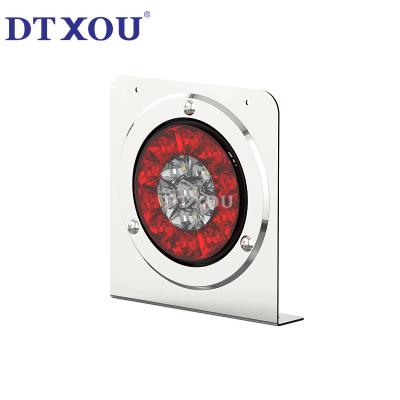China Spot wholesale of best-selling 4-inch LED truck trailer taillight assembly in Japan, stainless steel 1-hole bracket for sale