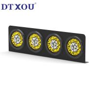 China LED 4-hole bracket brake indicator light assembly trailer tail light combination bracket for sale