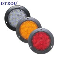 China 4 Inch red amber white LED truck trailer rear stop tail lamp for sale