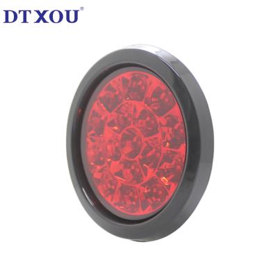 China 12/24V Waterproof IP67 4 Inch Round LED Tail Light for Truck Trailer Voltage DC 10V-30V for sale