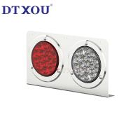 China 4inch Iron 12/24v LED Tail Light Turn Signal Light for Trailer Truck Pickup Truck for sale