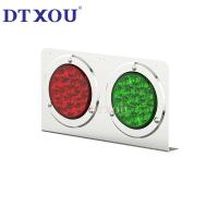 China 4inch Iron 12/24v LED Tail Light Turn Signal Light for Trailer Truck Pickup Truck for sale