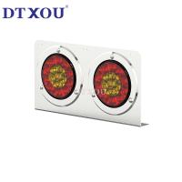 China 4inch Iron 12/24v LED Tail Light Turn Signal Light for Trailer Truck Pickup Truck for sale