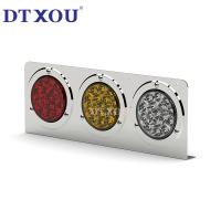 China Universal Year LED Rear Tail Light for Trailer Truck RV Tractor 4 Inch 3-Hole Bracket for sale