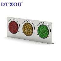 China Universal Year LED Rear Tail Light for Trailer Truck RV Tractor 4 Inch 3-Hole Bracket for sale