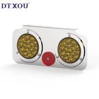 China Universal Trailer Stainless Steel Waterproof Taillight Combination Lamp Holder 3.0W for sale