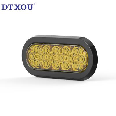 China Advanced Mexico Oval 16LED Stop Lamp Tail Lamp Voltage DC12V 24V for sale