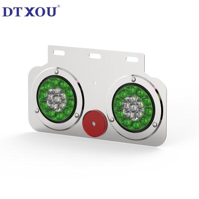 China 4-inch LED Car Trailer Truck Rear Warning Brake Stop Tail Light Turn Indicator Light for sale