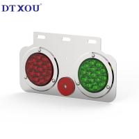 China 4-inch LED Car Trailer Truck Rear Warning Brake Stop Tail Light Turn Indicator Light for sale