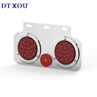 China 4-inch LED combination taillight bracket trailer truck rear taillight warning light brake stop taillight turn indicator light for sale