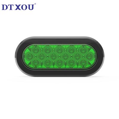 China Best-selling waterproof and bright 16Led oval truck tail lights in Mexico for sale