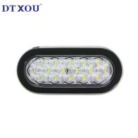 China Best-selling waterproof and bright 16Led oval truck tail lights in Mexico for sale