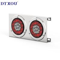 China Factory Wholesale Stainless Steel Waterproof LED Circular Bulb Trailer Lamp Square 2-hole Combination Trailer Tail Lamp for sale