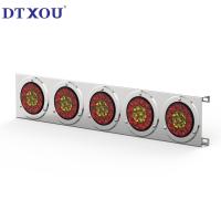 China 4-inch LED Truck Trailer Tail Light Stainless Steel 5-Hole Combination for Big Trucks for sale