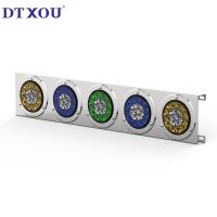 China 4-inch LED Truck Trailer Tail Light Stainless Steel 5-Hole Combination for Big Trucks for sale