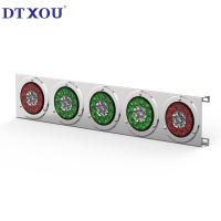 China 4-inch LED Truck Trailer Tail Light Stainless Steel 5-Hole Combination for Big Trucks for sale