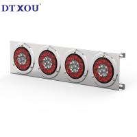 China Factory Wholesale Truck Brake Turn Signal Led Trailer Tail Signal Stainless Steel 4-hole Combination for sale