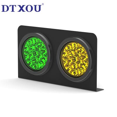 China IP67 Waterproof DC12V 24V 4-inch Circular LED Trailer Brake 2-Hole Combination Tail Light Lifespan 80000/Hour for sale
