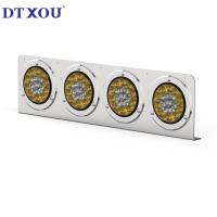 China Iron Material Inch LED 4 Hole Bracket Trailer Tail Light Combination Brake Indicator Light for sale