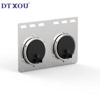 China High quality waterproof and cold resistant 4-inch 2-hole LED square combination trailer tail light stainless steel bracket for sale