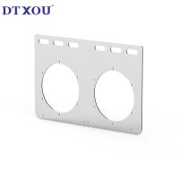 China High quality waterproof and cold resistant 4-inch 2-hole LED square combination trailer tail light stainless steel bracket for sale