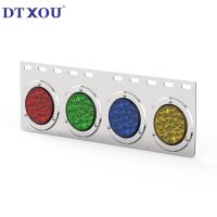 China Easy to install truck LED tail light 4-hole combination bracket turn signal brake reverse signal light for sale