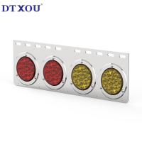 China Easy to install truck LED tail light 4-hole combination bracket turn signal brake reverse signal light for sale