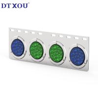 China Easy to install truck LED tail light 4-hole combination bracket turn signal brake reverse signal light for sale
