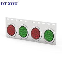 China Hot selling trailer LED tail light combination stainless steel bracket truck LED turn signal light brake reverse signal light for sale