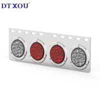 China Hot selling trailer LED tail light combination stainless steel bracket truck LED turn signal light brake reverse signal light for sale