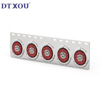 China Stainless Steel Bracket LED Tail Lights for Truck and Trailer 4-inch Circular Shape for sale