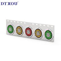 China Stainless Steel Bracket LED Tail Lights for Truck and Trailer 4-inch Circular Shape for sale