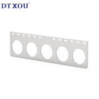 China Stainless Steel Bracket LED Tail Lights for Truck and Trailer 4-inch Circular Shape for sale
