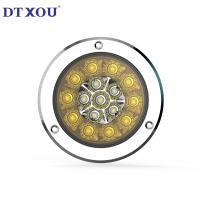 China 12-24v Led Combination Truck Tail Light with Universal Fit and Stainless Steel Chrome for sale