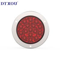 China Factory 4inch Round Tail Light For Truck Trailer Lorry Rear Lamp for sale
