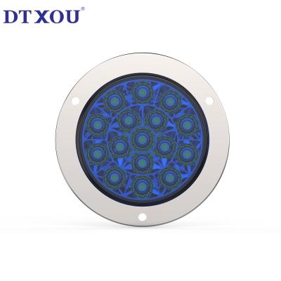 China Rated Power 3 Watts Round Led Tail Light 16 Led for Brake Stop Marker Running Lights for sale