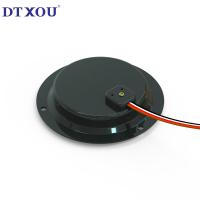 China Leds 12v 24v Round Combination Tow Truck Trailer Led Running Interior Strobe Flash Rear Lights With Chrome Ring for sale