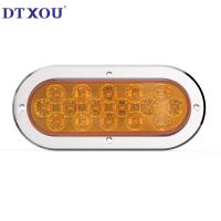 China Oval Tail Lights Stop Brake Led Taillights For Truck Trailer Vehicles for sale
