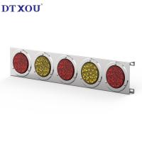 China LED 5 Hole Turn Signal Light for Camping Trailer Truck Bus Caravan DC 12/24V/10V-30V for sale