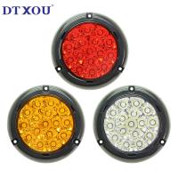 China 16pcs LED 12V/24V 4 Inch Round Red Rear Combination Light for Truck Trailer CCC Approved for sale