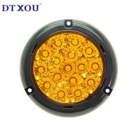 China 16pcs LED 12V/24V 4 Inch Round Red Rear Combination Light for Truck Trailer CCC Approved for sale