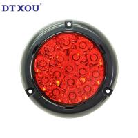 China 16pcs LED 12V/24V 4 Inch Round Red Rear Combination Light for Truck Trailer CCC Approved for sale