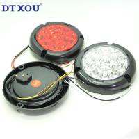China 16pcs LED 12V/24V 4 Inch Round Red Rear Combination Light for Truck Trailer CCC Approved for sale